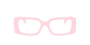 Versace Rectangle Optical Glasses - Pink
