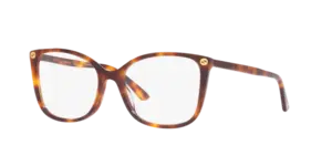 Gucci Gucci Oval Eyeglasses Écaille De Tortue
