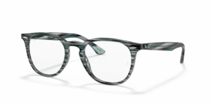 Ray-ban Eyeglasses - Striped Blue Grey