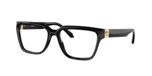 Versace Rectangle Eyeglasses - Black