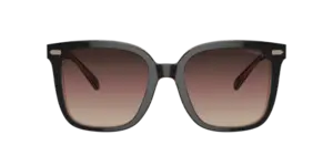 COACH Square Frame Sunglasses - Black