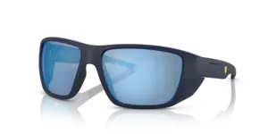SCUDERIA FERRARI Full Rim Rectangle Sunglasses - Matte Blue