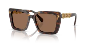 SWAROVSKI Swarovski SK6032 Sunglasses Havana