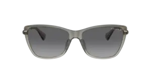 Ralph Lauren RA5308U Sunglasses Shiny Transparent Grey