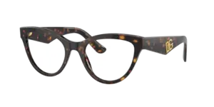 Dolce & Gabbana Butterfly Eyeglasses - Havana