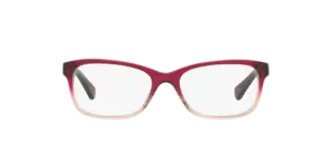 COACH Rectangle Eyeglasses - Red Beige Gradient