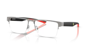 SCUDERIA FERRARI Eyeglasses - Gris Plomo Cepillado