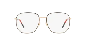 Gucci Pilot Eyeglasses - Gold