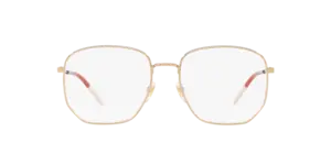 Gucci Pilot Eyeglasses - Shiny Gold