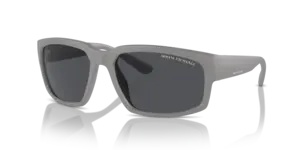 Armani Exchange Square Sunglasses Full Rim - Matte Grey
