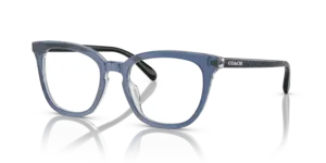 COACH Full Rim Eyeglasses - Transparent Blue