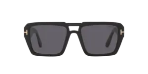 TOM FORD Acetate Full Rim Sunglasses - Black Shiny