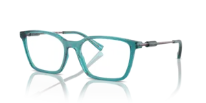Armani Exchange Rectangle Eyeglasses - Vert Transparent Brillant