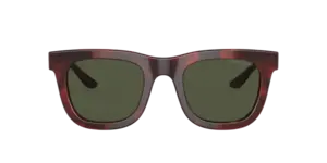 Giorgio Armani Rectangle Sunglasses - Red Havana