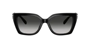 COACH Full Rim Square Frame Sunglasses - Black