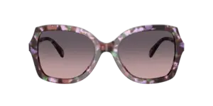 COACH Butterfly Sunglasses Amethyst Pearl Tortoise