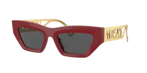 Versace Irregular Sunglasses - Red