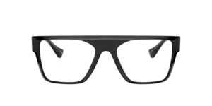 Versace Eyeglasses Full Rim Rectangle Frame - Black