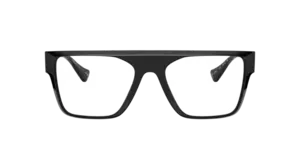 Versace Eyeglasses Full Rim Rectangle Frame - Black