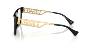 Versace Eyeglasses Full Rim Rectangle Frame