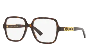 Gucci Full Rim Square Eyeglasses Écaille De Tortue