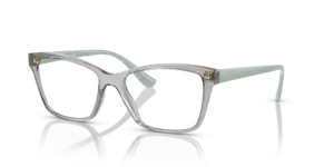 VOGUE EYEWEAR Vogue Eyewear Full Rim Rectangle Eyeglasses Transparent Gris