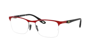Ray-ban Scuderia Ferrari Collection Eyeglasses - Red