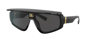Dolce & Gabbana Rectangle Sunglasses - Black
