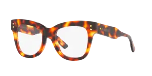 Gucci Full Rim Square Frame Eyeglasses - Marrón