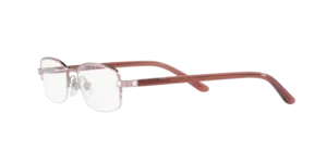 SFEROFLEX Rectangle Eyeglasses With Strass Detailing Blush