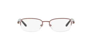 SFEROFLEX Rectangle Eyeglasses With Strass Detailing - Copper