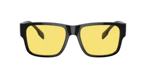 Burberry Knight Square Frame Sunglasses - Black