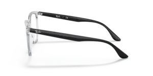 Ray-ban Full Rim Square Eyeglasses - Transparent