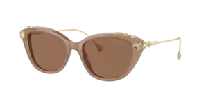 SWAROVSKI Full Rim Cat Eye Sunglasses - Opal Beige