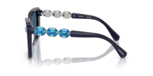 SWAROVSKI Square Frame Sunglasses - Blue
