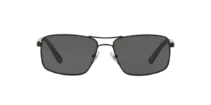 SFEROFLEX Rectangle Full Rim Sunglasses - Black