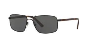 SFEROFLEX Rectangle Full Rim Sunglasses Noir