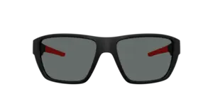 SCUDERIA FERRARI Rectangle Sunglasses - Matte Black