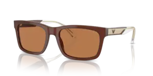 Emporio Armani Emporio Armani Sunglasses Shiny Opaline Brown