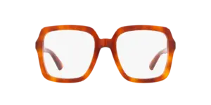 Gucci Rectangle Eyeglasses - Tortoise