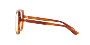 Gucci Rectangle Eyeglasses - Tortoise