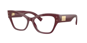 Dolce & Gabbana Dg3404 Eyeglasses - Bordeaux Lace