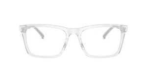 COACH Square Optical Glasses - Transparent Clear