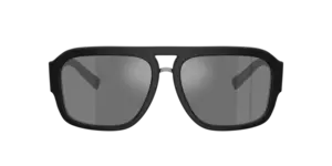 Dolce & Gabbana Pilot Sunglasses - Matte Black