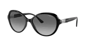 VOGUE Butterfly Sunglasses - Black