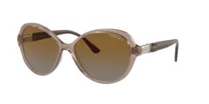 VOGUE Butterfly Sunglasses - Transparent Brown