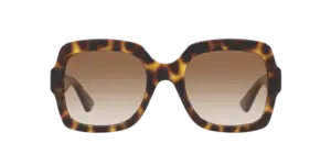 Gucci Rectangle Frame Sunglasses - Écaille De Tortue