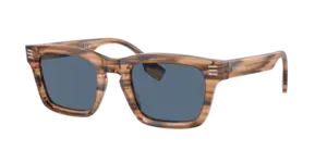 Burberry Rectangle Full Rim Sunglasses - Brown