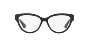 Gucci Full Rim Round Eyeglasses - Black