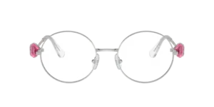 SWAROVSKI Round Eyeglasses - Silver